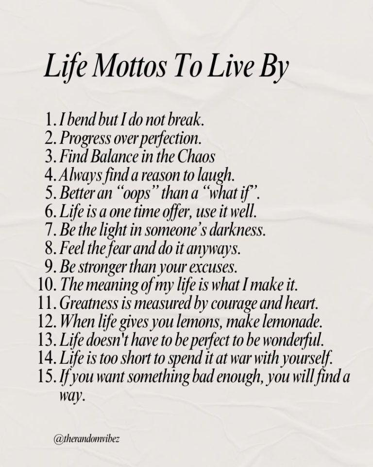 75 Life Mottos To Live By For Clarity And Purpose The Random Vibez 75 Life Mottos To Live By For Clarity And Purpose The Random Vibez