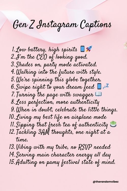 Gen Z Quotes And Captions For Instagram Gen Z Quotes And Captions For Instagram