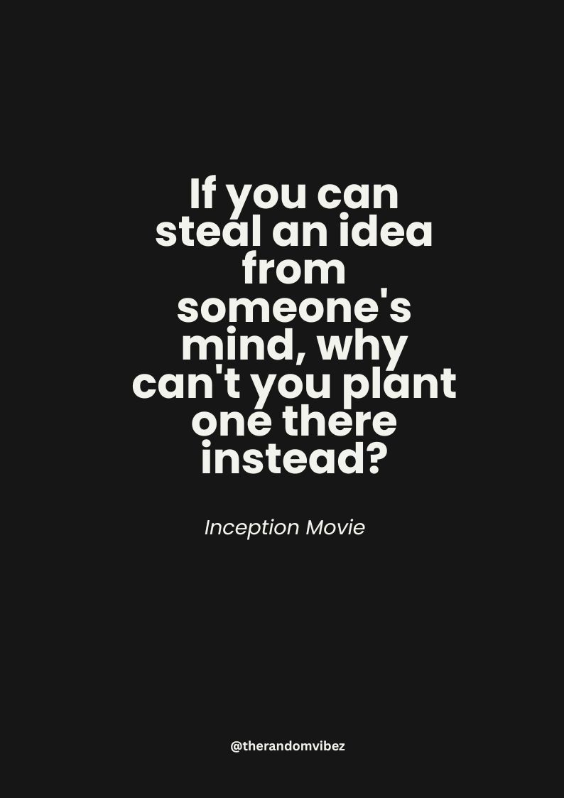 Top 30 Inception Quotes From The Iconic Movie – The Random Vibez