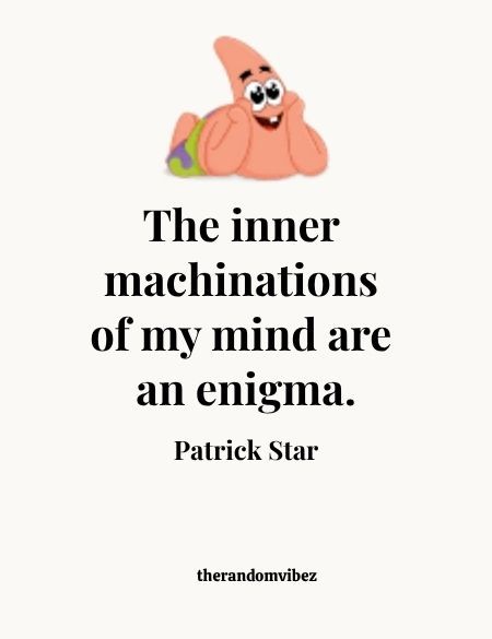 35 Best Patrick Star Quotes From SpongeBob SquarePants