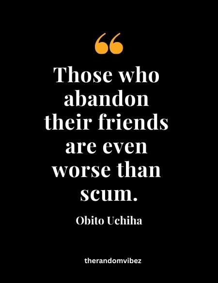 45 Best Obito Quotes From The Japanese Manga Naruto